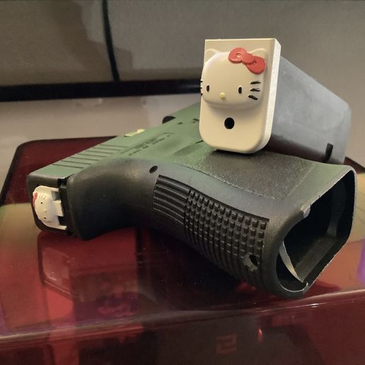 👋 Hello Kitty Glock 17/19/26 Baseplate + Backplate COLLECTION・ 3D File ...