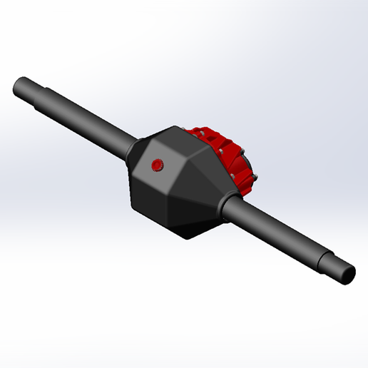 🚙 1/24 Scale Ford 9" ProStreet Fabricated/Welded Rear Axle・ STL File ...