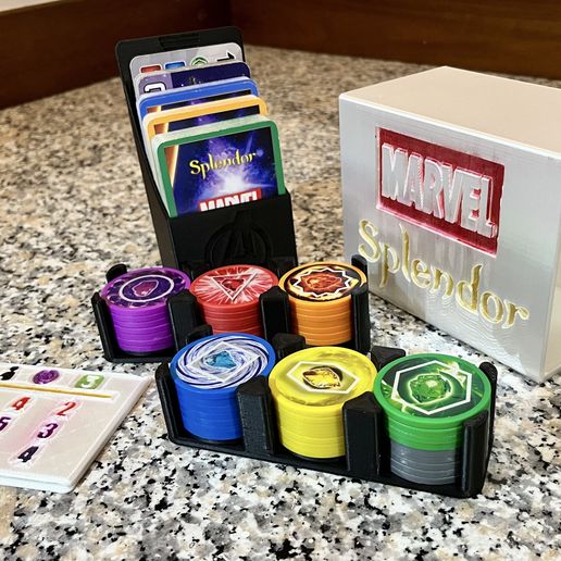 STL file Compact Marvel Splendor Organizer/Storage 📦 ・3D printing ...
