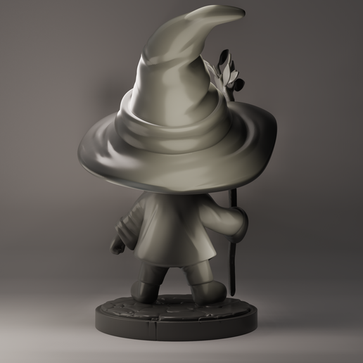 STL file Stylized Mini Mage - 3D Printable Figure 🧙 (OBJ)・Template to ...