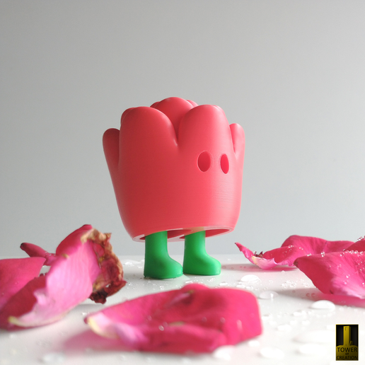 💐 FLOWER WITH LEGS・ 3D File for ・Cults