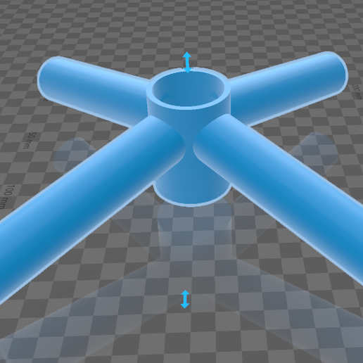 ⬆️ Base For Stand Up Fan w/ Leg Extentions・Free STL File for 3D ...