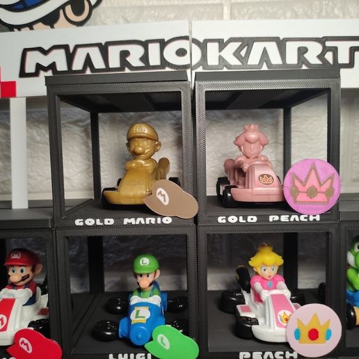 🍑 Stand Mario Kart para coleccion Happy Meal・Archivo 3MF para Impresión ...