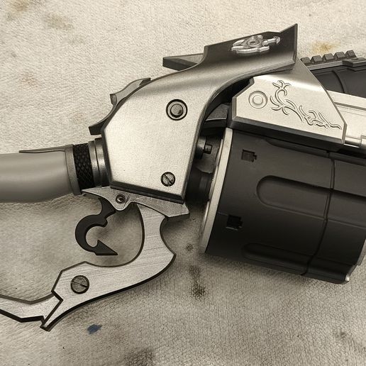 3D printer FFXIV CROWNSBLADE Gunbreaker GunBlade • made with BambuLab ...