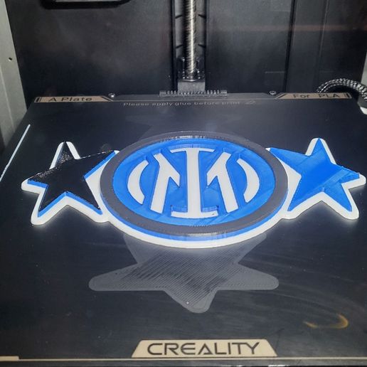 STL file Logo Inter IM 2STARS 2023-2024 🔑 ・3D printing template to ...