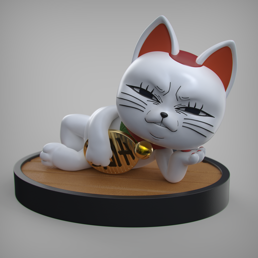 🐱 dandadan cat turbo granny・ STL File for 3D printing・Cults