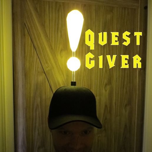 NPC Costume, Quest Giver Cosplay Exclamation Mark Hat WOW world of ...