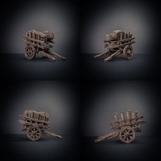 🛒 Death Cart Playset・ 3D File for 3D printing・Cults