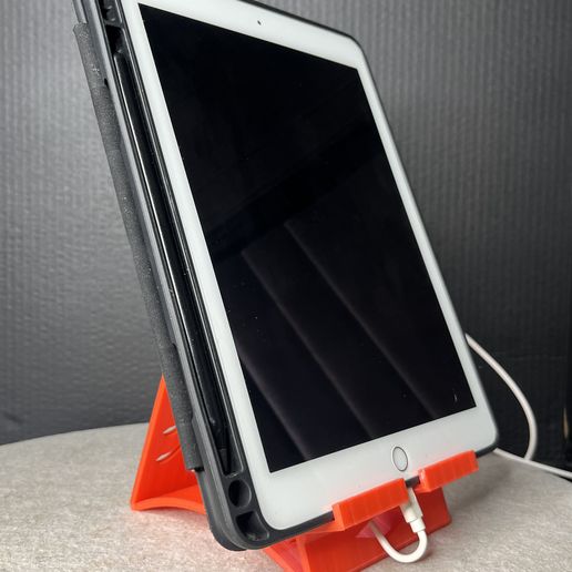 🔌 Tablet holder - V3・ STL File for 3D printing・Cults