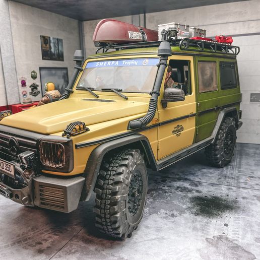 🚗 G-Class Conversion Kit for Team Raffee G 500 4x4² Crawler Body and ...