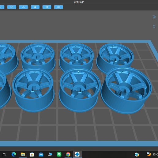 STL file mini-Z AWD / WLTOYS mini RCDRIFT WHEELS NEW TE37 20MM. 🆕 ・3D printable design to ...