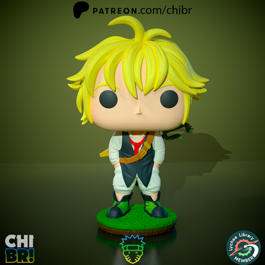 3D file Meliodas - Nanatsu no Taizai - Funko 💬 ・Model to download and ...