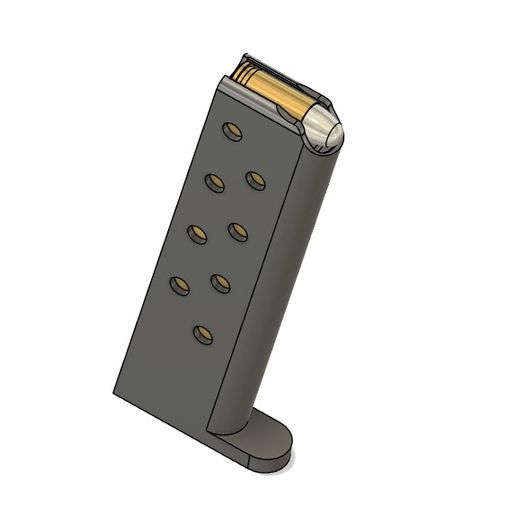 Archivo STL French Ruby pistol magazine 💎 ・Plan para descargar y ...