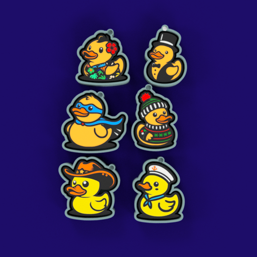 🦆 Duck Squad – Freshie & Versatile Mold Bundle・ STL File for 3D ...