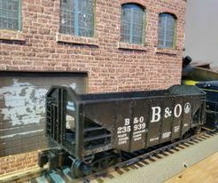STL file O scale N-34 COVERED HOPPER - WAGON TYPE 🚆 ・3D printing design ...