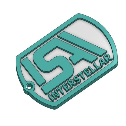 🗝️ INTERSTELLAR PATCH KEYCHAIN・Free STL File for 3D printing・Cults