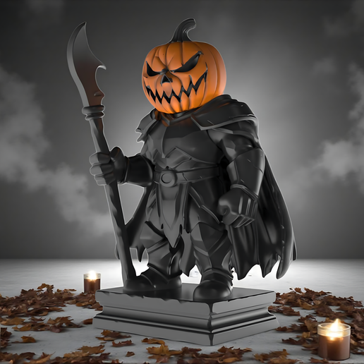 🎃 Pumpkin Knight – Free Halloween 3D Print STL・Free STL File for 3D ...