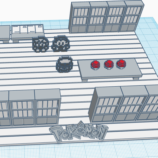 🥼 Oak's Lab - Diorama・ STL File for ・Cults