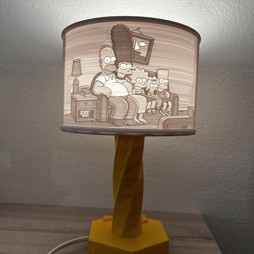 🔦 The Simpsons Lamp・Archivo STL para ・Cults