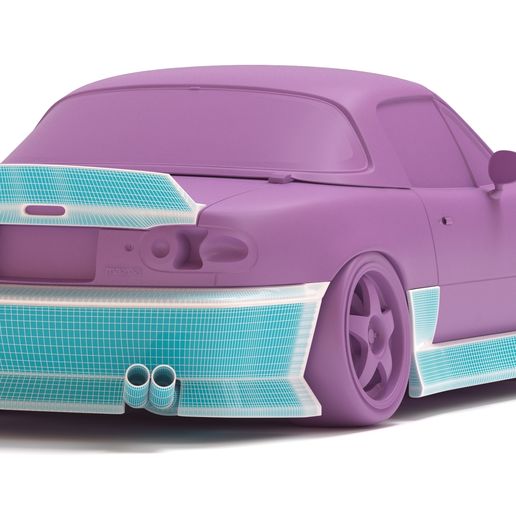 🌆 Miata KBD Body Kit Printable・ 3D File for ・Cults