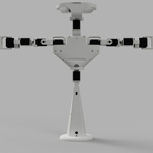💪 Nova Desktop (V3) AI Humanoid Desktop Companion・ OBJ File for 3D ...