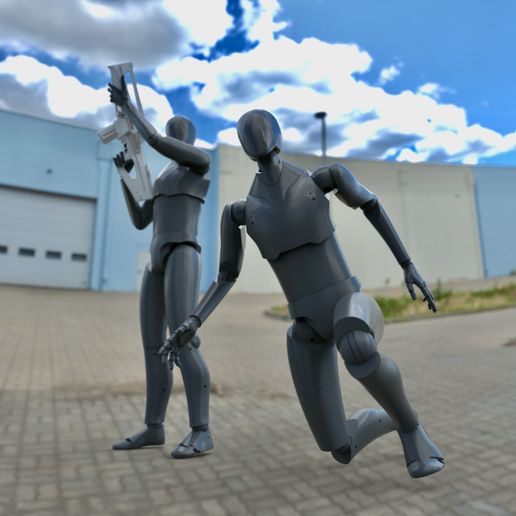 🎭 1:1 Mannequin Action Figure・ 3D File for 3D printing・Cults