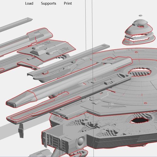 ⭐ Constellation Class KIT・ 3D File for 3D printing・Cults