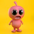 STL file very cute toy funny animation character easy print model my ...