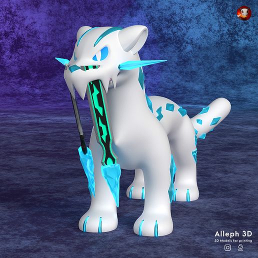 🐉 POKEMON CHIEN PAO・Archivo STL para Impresión 3D・Cults