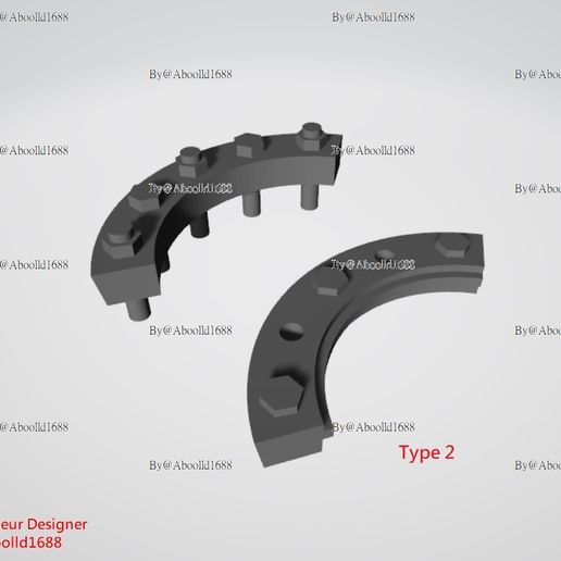 🐅 Clamping and Positioning Blocks for Tiger Tank Steel Wheels.(Type2 ...