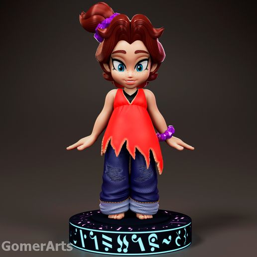 👾 Pauline 3 pose set from Donkey Kong Bananza STL 3D print statue・ 3D ...