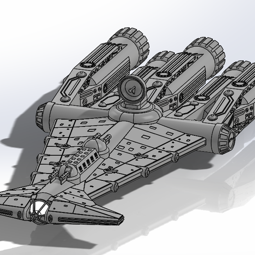 ⭐ Star Wars Medium Cruiser (Crucible Inspired)・Free 3D File for ・Cults