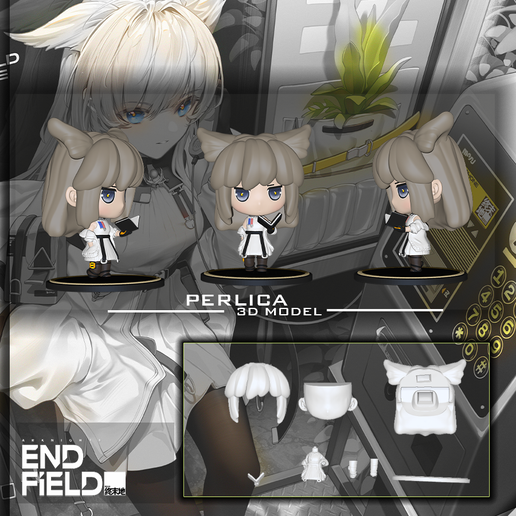 👾 arknight endfield perlica・ OBJ File for 3D printing・Cults