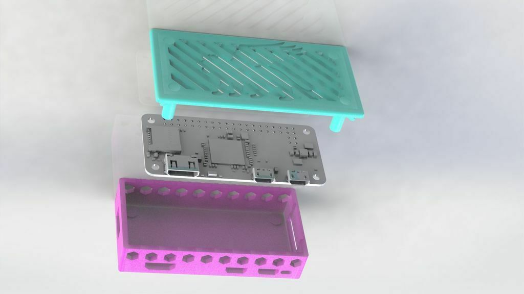 Download free STL file Raspberry Pi Zero Snap Case • 3D printable ...