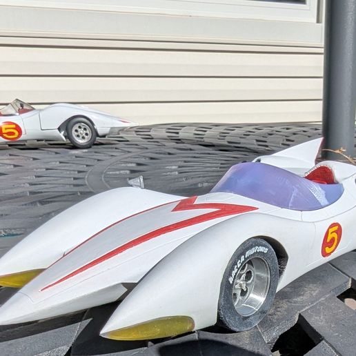 📁 Speed Racer Mach 5 3D printing file・3D Print with the Bambu P1S 3D ...