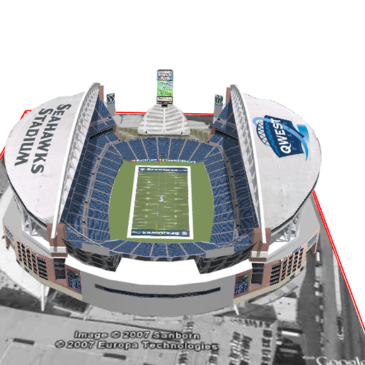 🗽 Lumen Field (Seattle Seahawks & Seattle Sounders FC)・ STL File for 3D ...