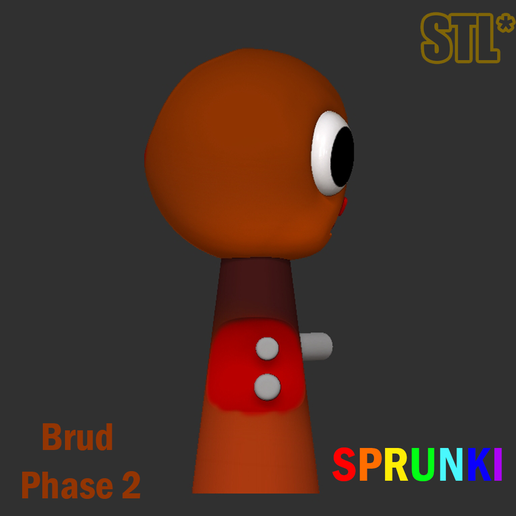 STL file STL Sprunki Incredibox Brud Phase Sprunki STL 3D Character ...