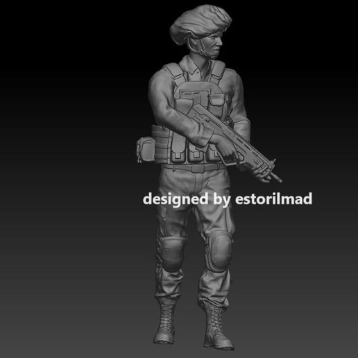 Archivo STL IDF SOLDIER WITH MACHINE GUN V3 🫡 ・Idea de impresión 3D para descargar・Cults