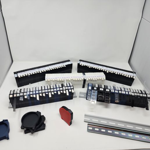 STL file 🚀 Ultimate SMD Component Magazine System | DIN Rail Snap-On ...