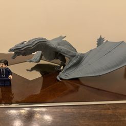 3D printer Syrax dragon fan art - pre supported - FREE model • made ...