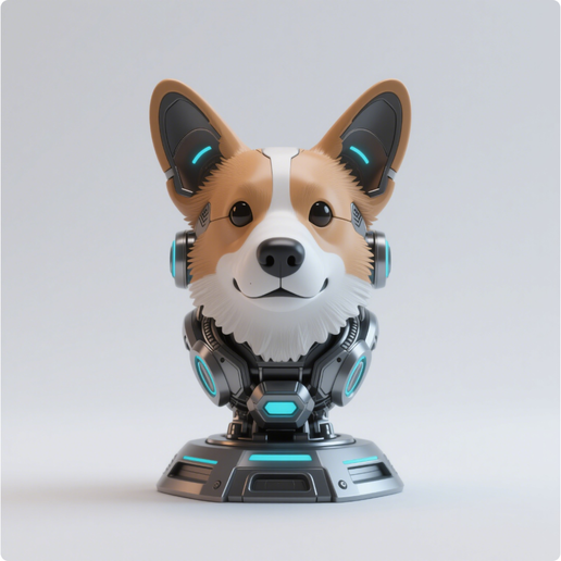 🐕 Corgi・ STL File for 3D printing・Cults