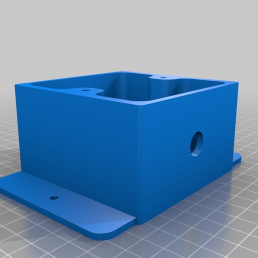 Free STL file UK single socket or light switch back box with mounting ...