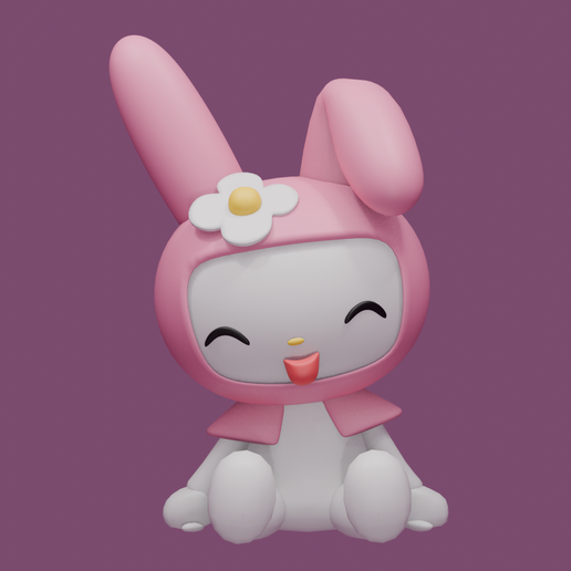 ️‍🔥 3D model of My Melody・ STL File for 3D printing・Cults