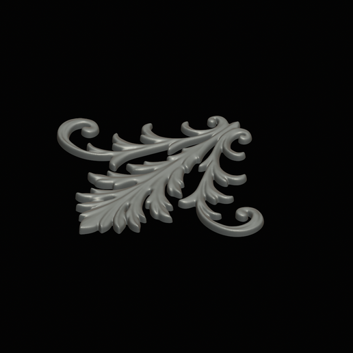 🌿 relief leaf symbol model・Free 3D File for 3D printing・Cults