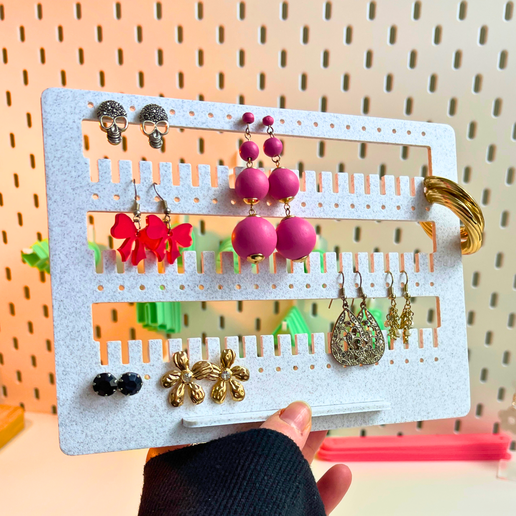 3d printed earring display