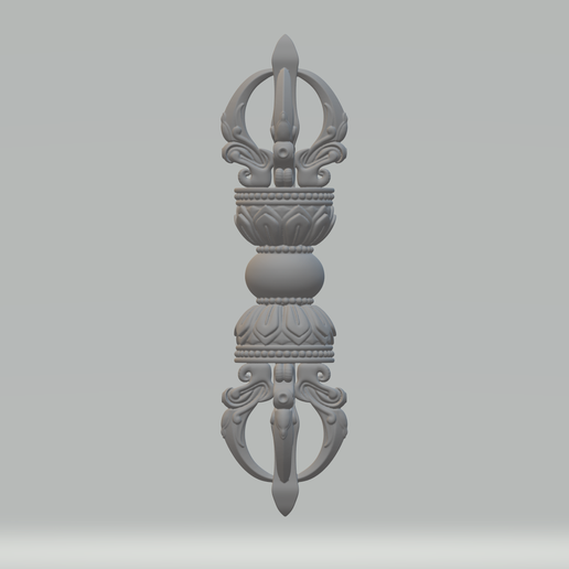 🧘 A Tibetan Vajra Dorje 3D print model・ STL File for 3D printing・Cults