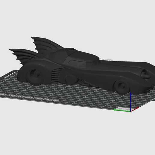 🚗 Batmobile 3D Model – Printable STL & 3MF Fan Car Inspired by Batman ...