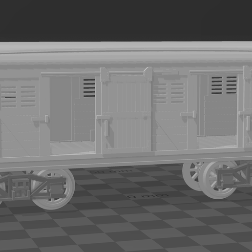🚐 HO/OO TTTE RWS Awdry "Kipper" Modified LMS Ventilated Van V2.5 SET ...