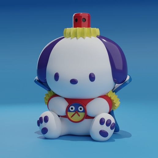 STL file Pochacco x yugioh Time Wizard 💭 ・3D printing model to download ...