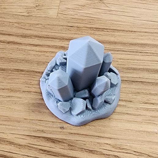 STL file Crystal Cluster 3 scatter terrain 🔮 ・3D printable model to ...